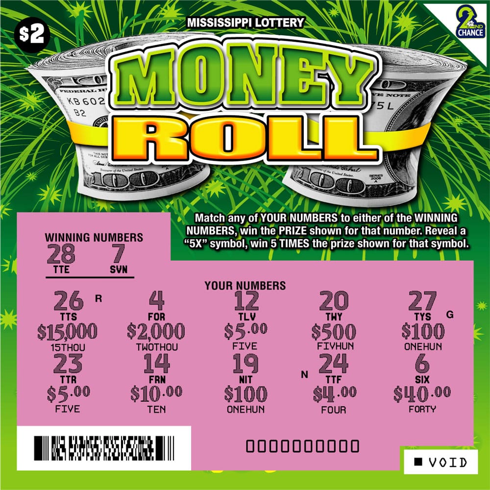 How many lotto tickets are in a roll store