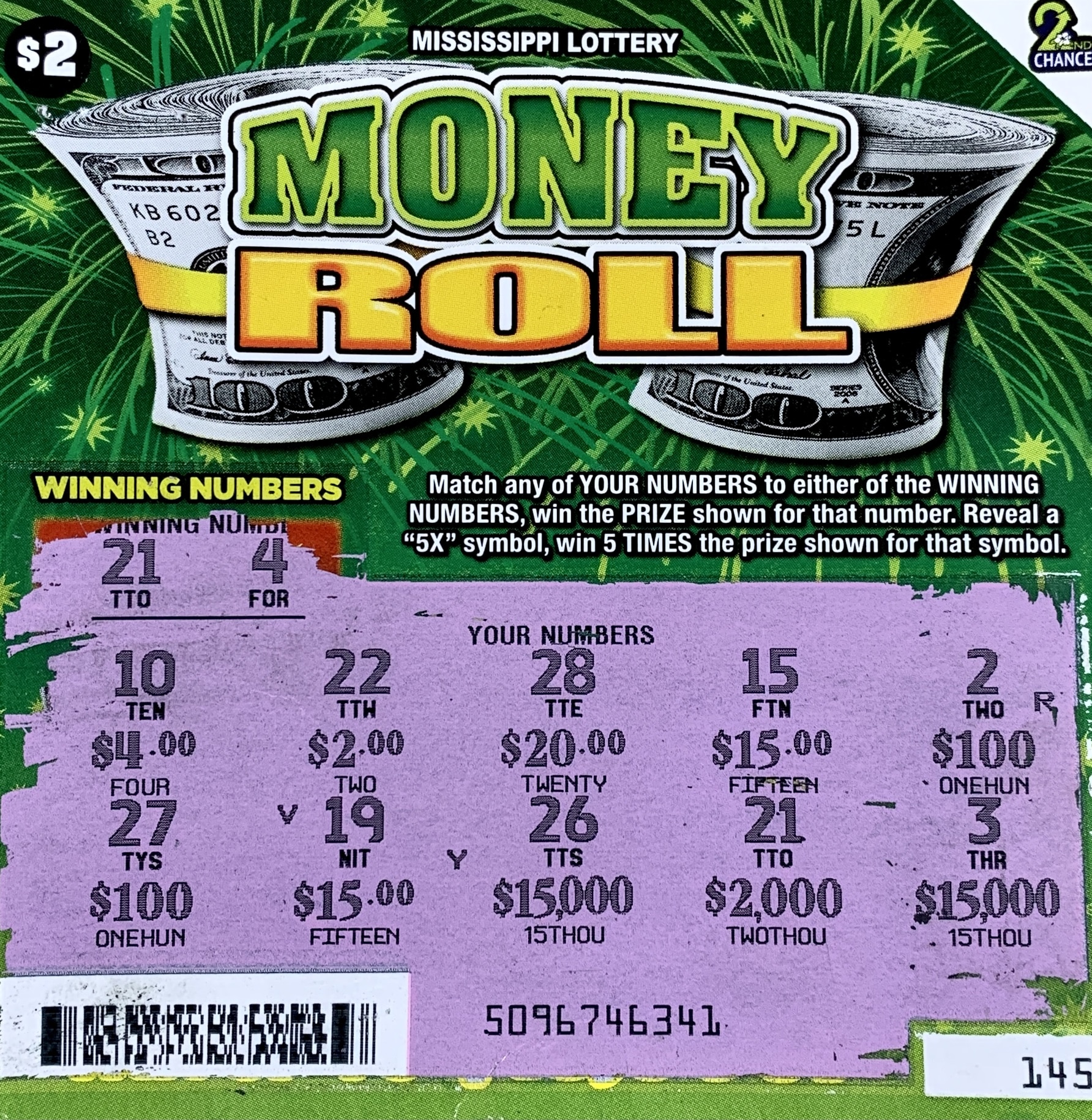 Meridian Man Wins $2k! - Mississippi Lottery