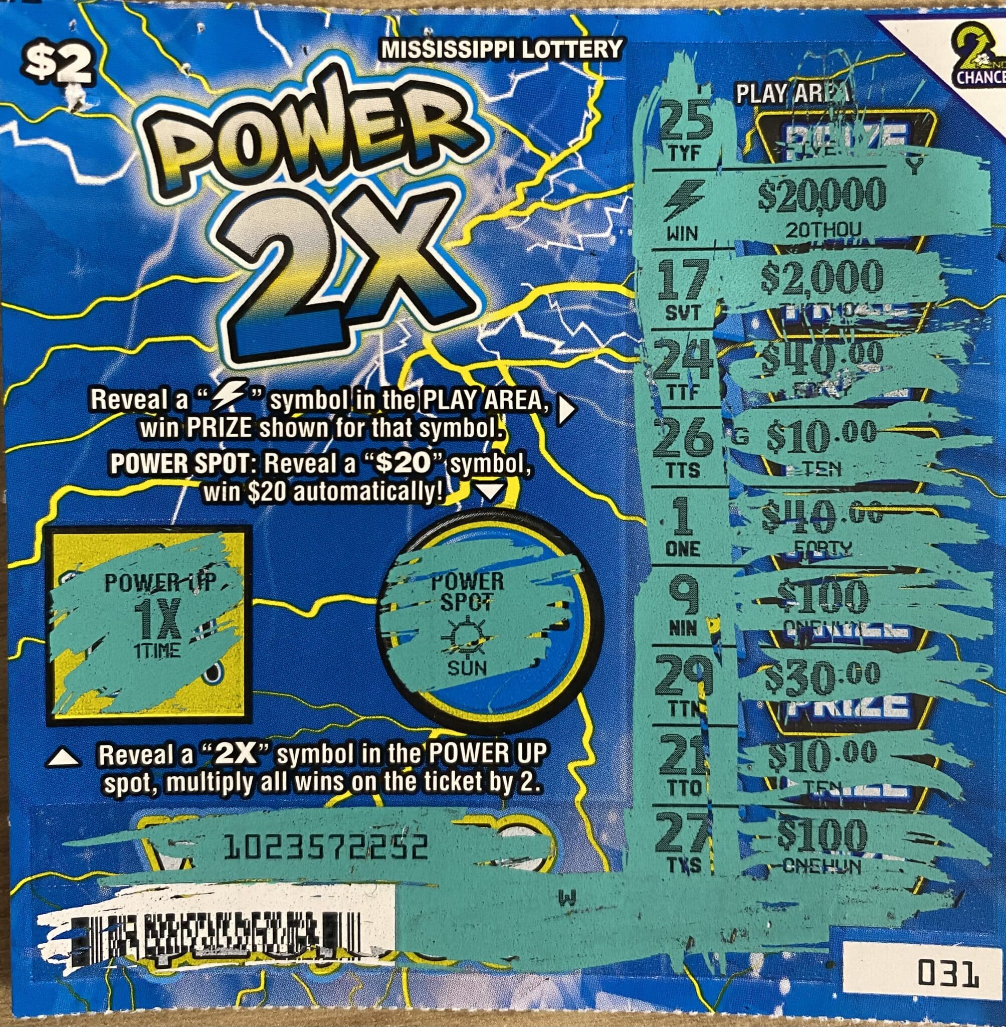 Webster County Man Wins $20,000! - Mississippi Lottery