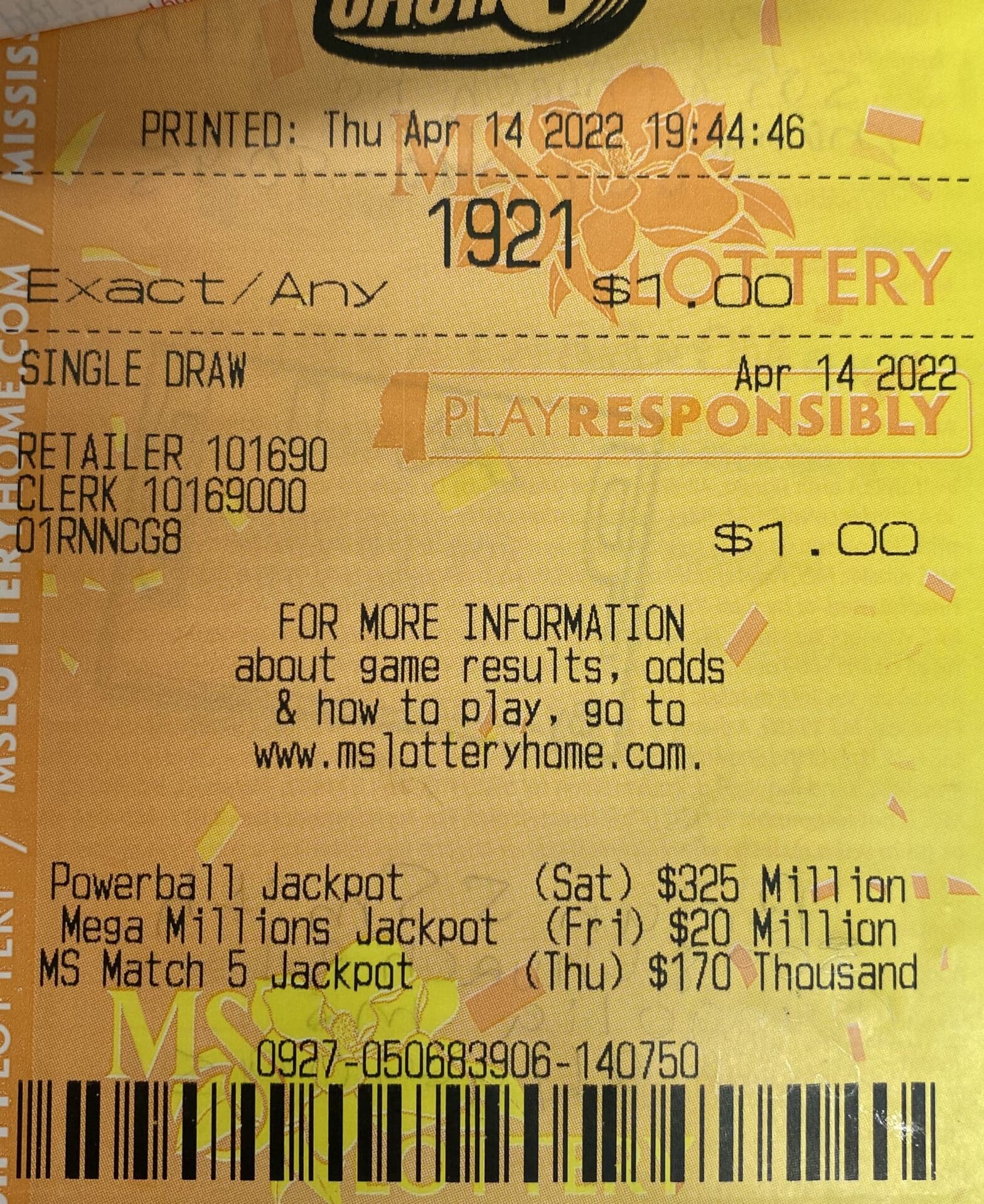 Magnolia man wins $2,700 - Mississippi Lottery