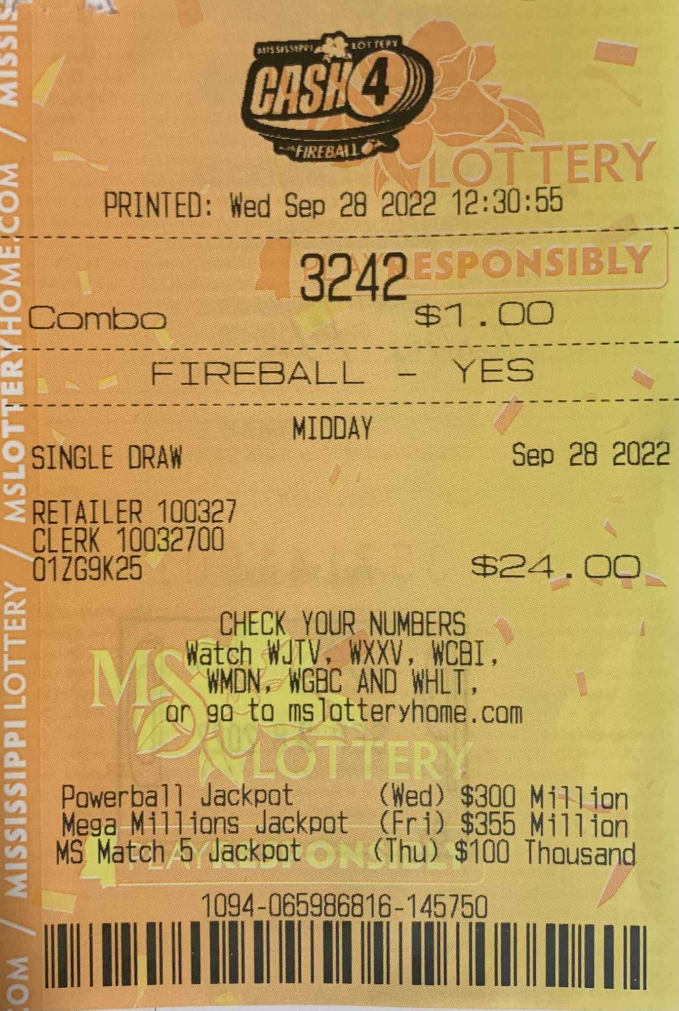 Florence Woman Wins $1,350 - Mississippi Lottery