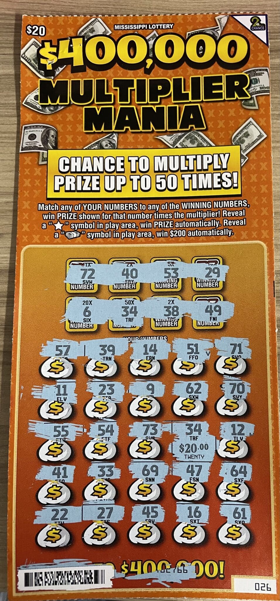 Ruleville Woman Wins $1,000 - Mississippi Lottery