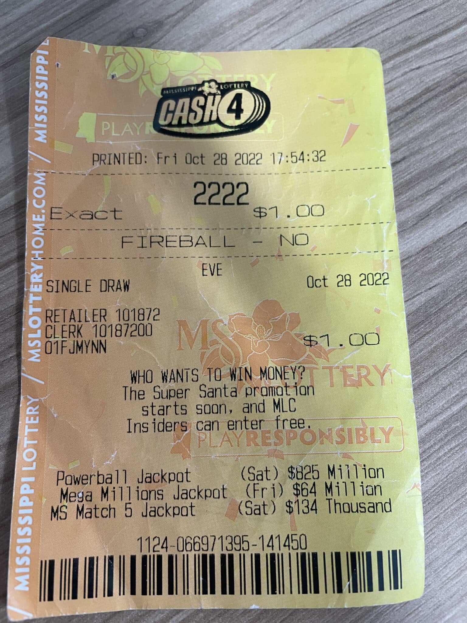 Coffeeville Player Wins $5,000 - Mississippi Lottery