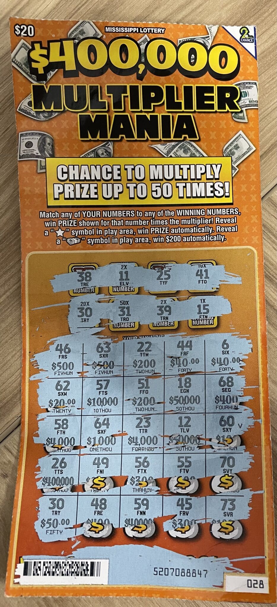 Magnolia Man Wins $1,000 - Mississippi Lottery