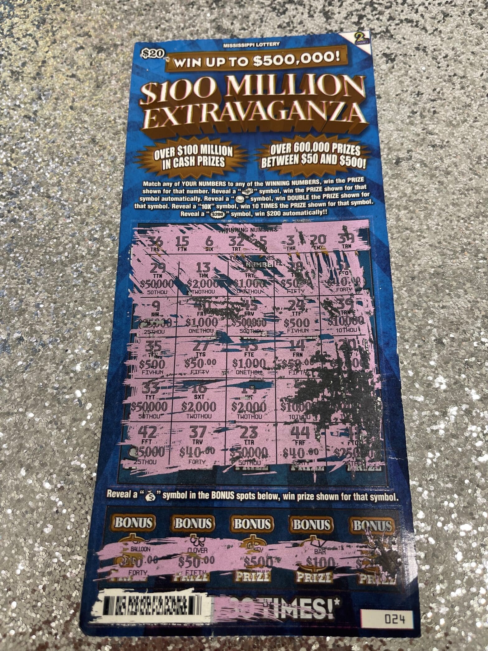 Athens, Ala., Man Wins $25,000 - Mississippi Lottery