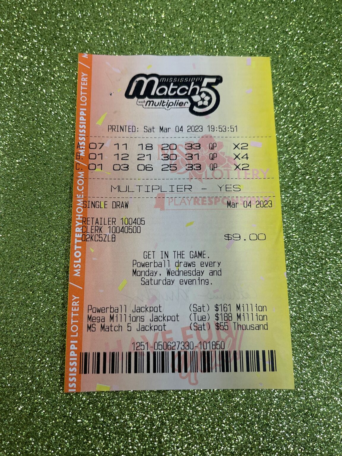 Florence Woman Wins $800 - Mississippi Lottery