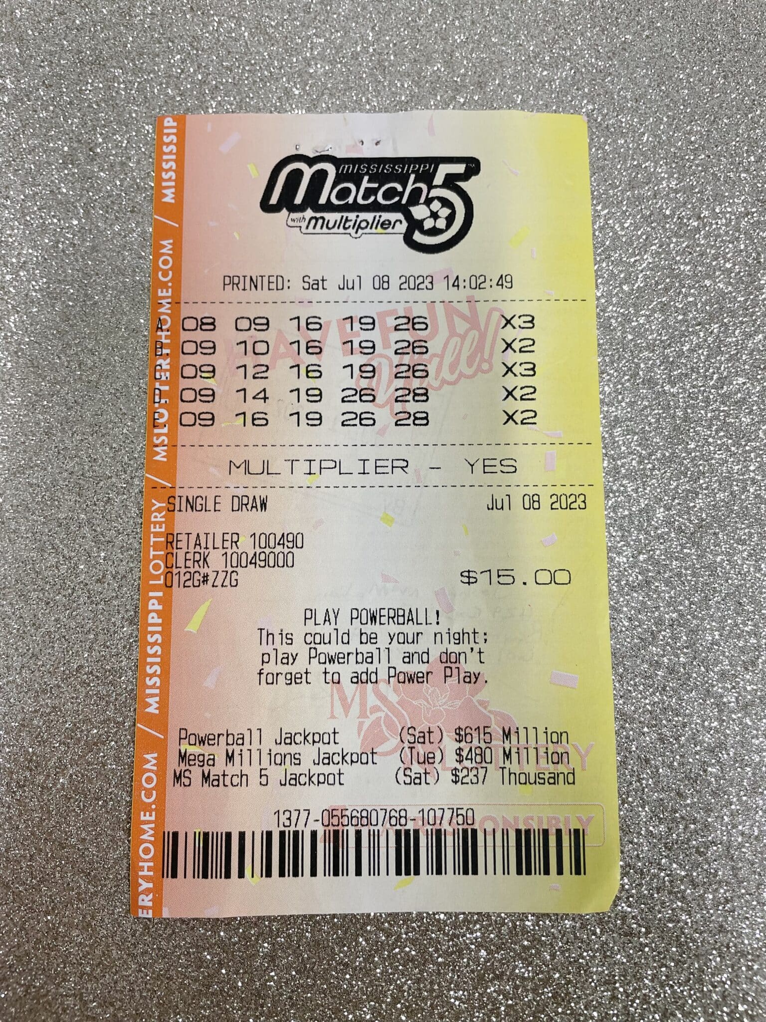 Raymond Man Wins $249,090.70 - Mississippi Lottery