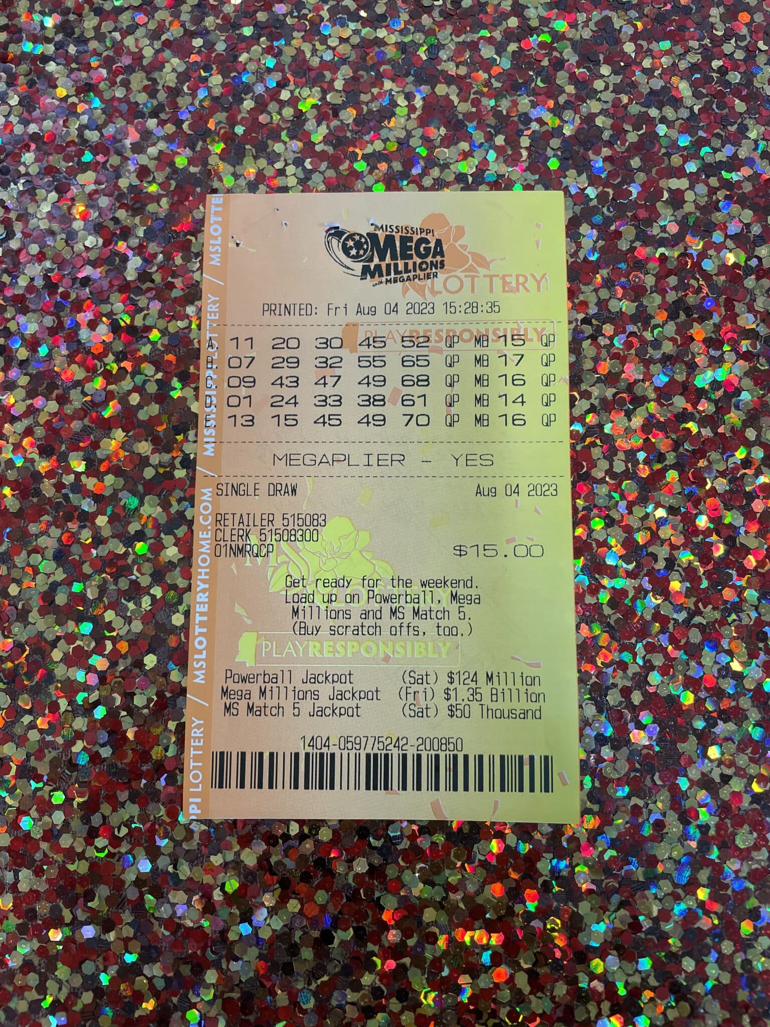 Florence Woman Wins $1,000 - Mississippi Lottery