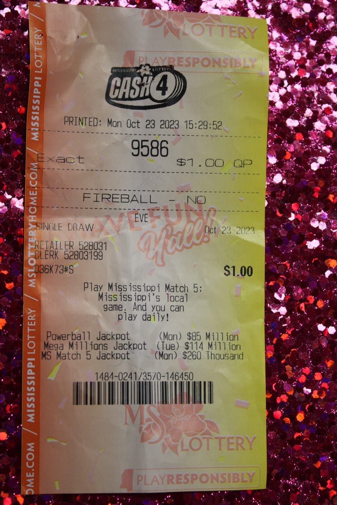 Florence Man Won $5,000 - Mississippi Lottery