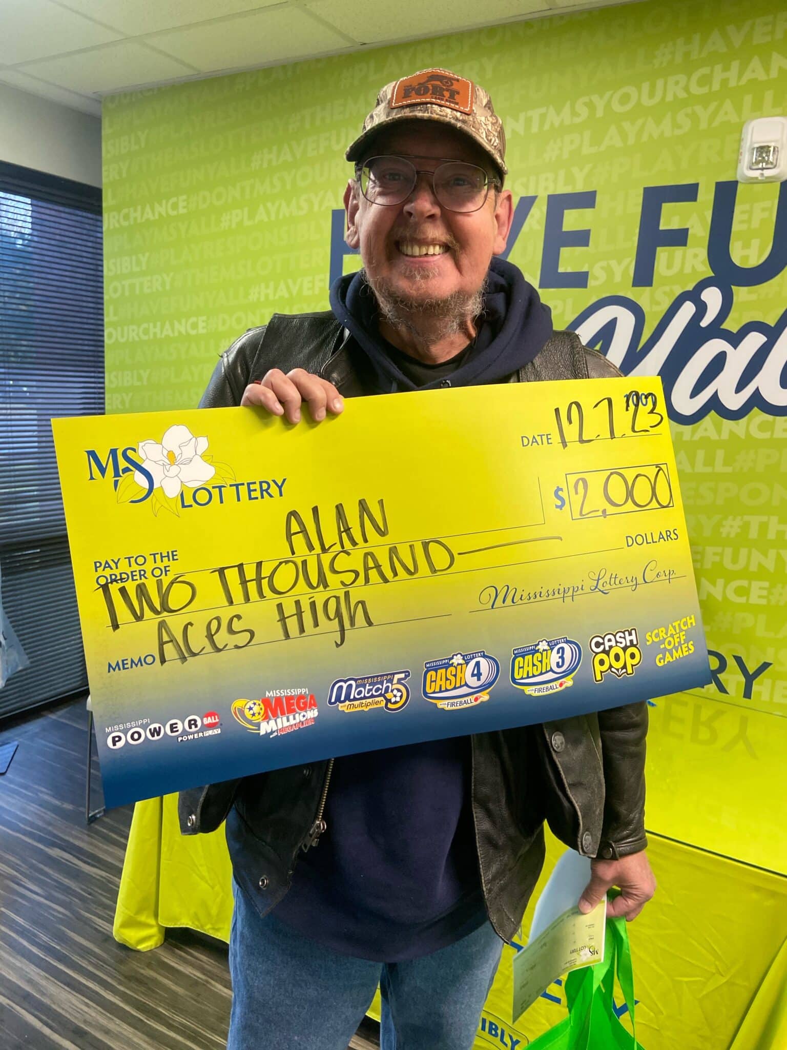 Chattanooga, Tn., Man Won $2,000 - Mississippi Lottery