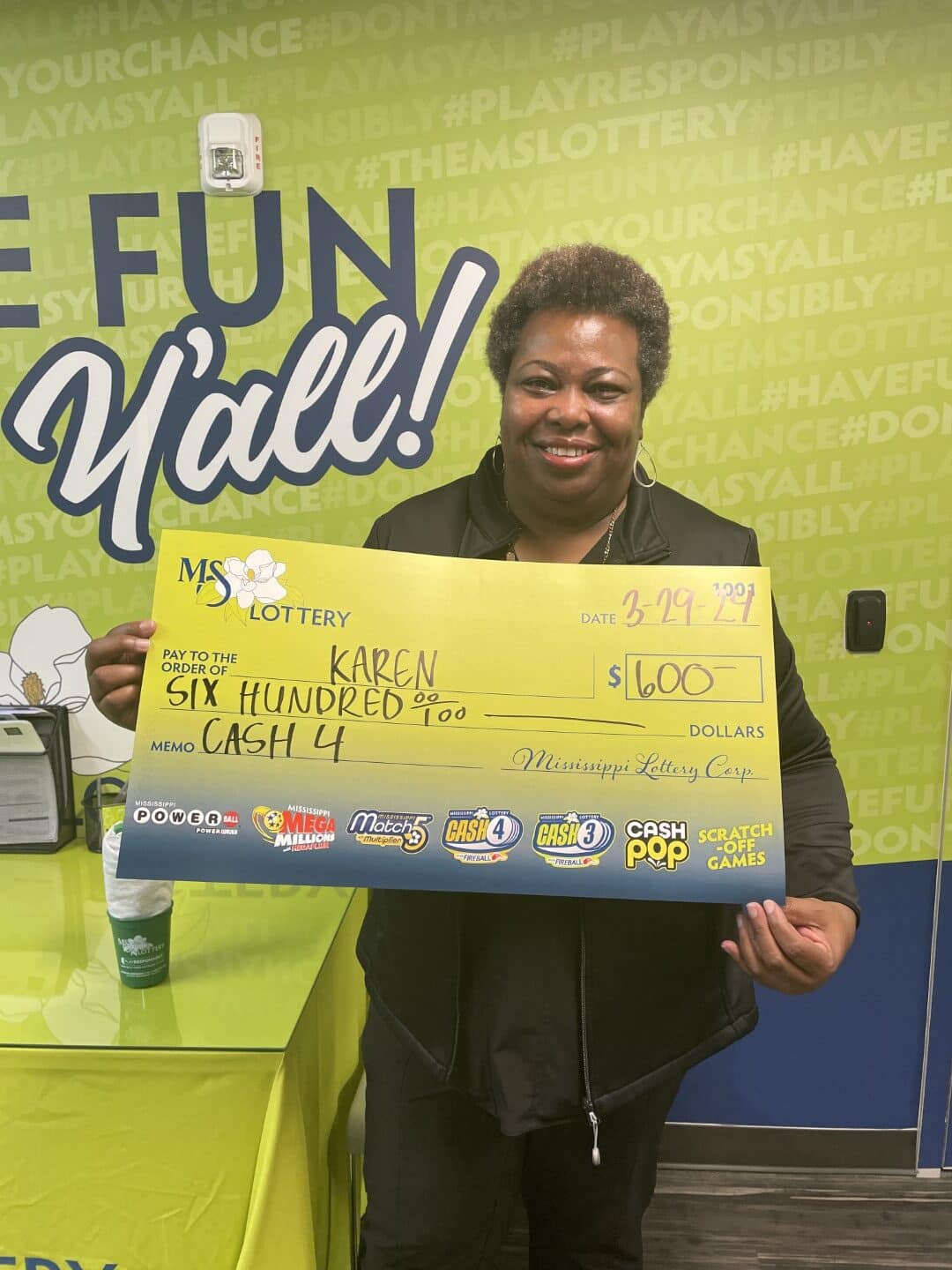 Edwards Woman Won $600 - Mississippi Lottery