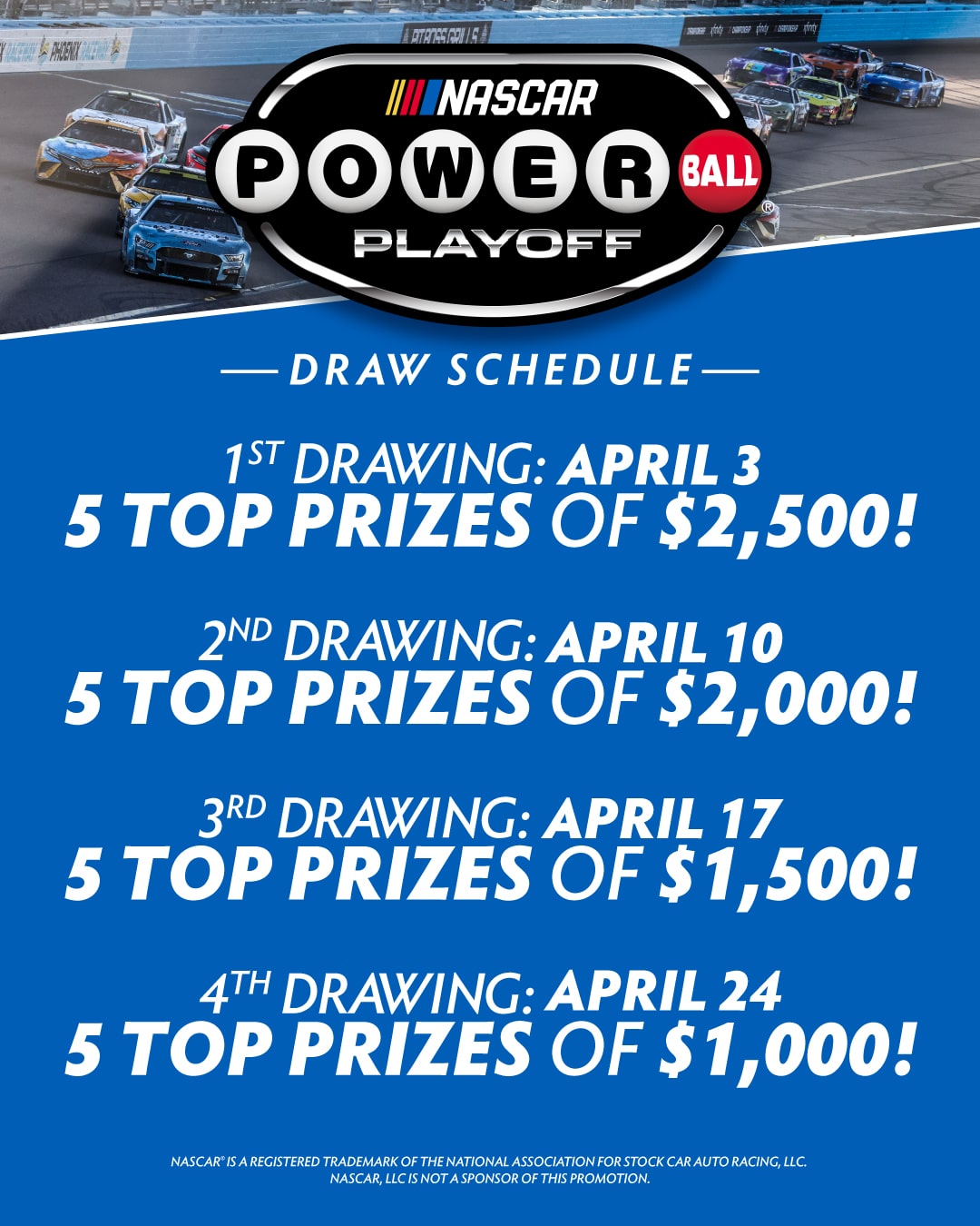 2024 NASCAR Powerball Playoff - Mississippi Lottery