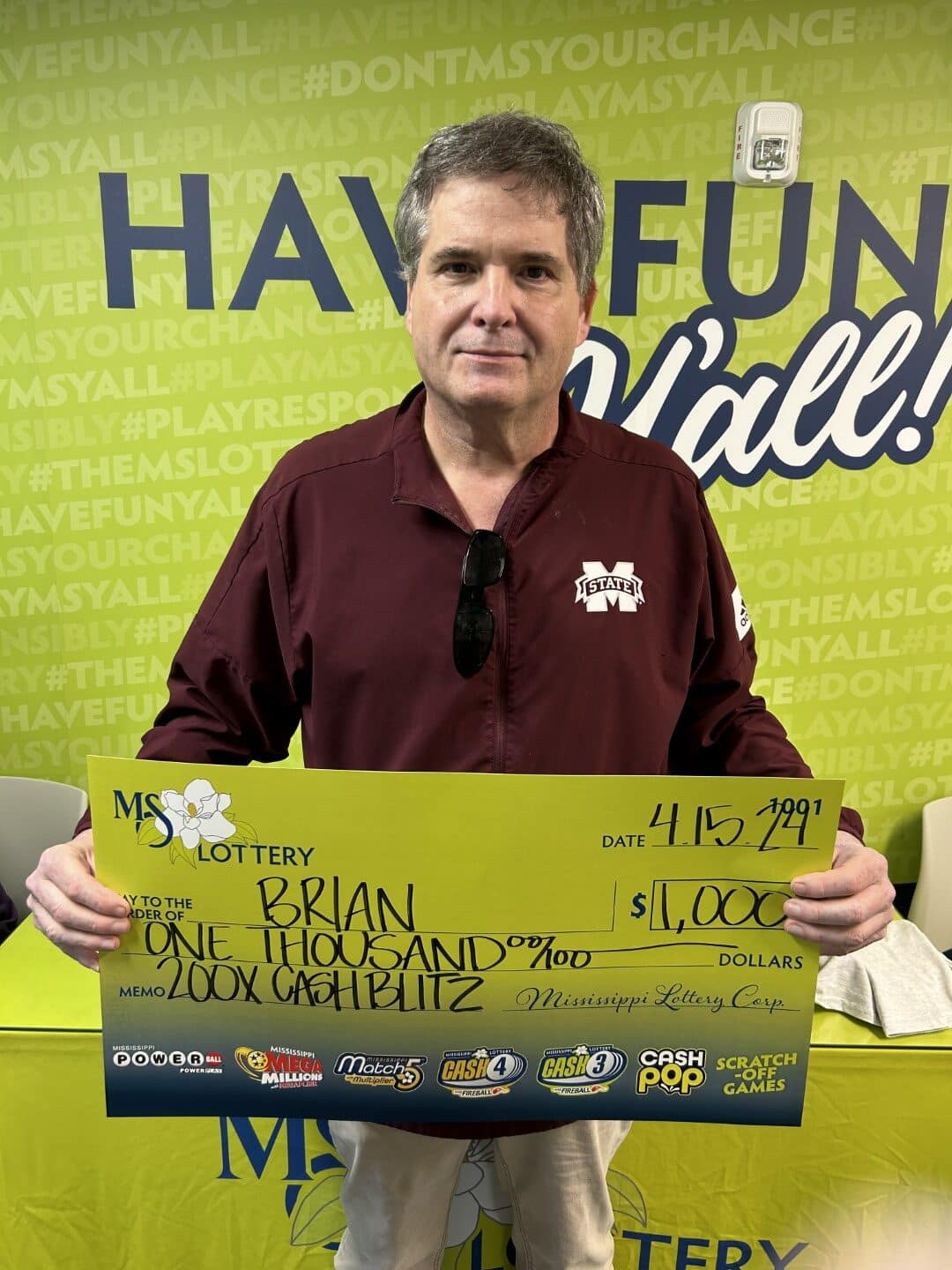 Corinth Man Won $1,000 - Mississippi Lottery