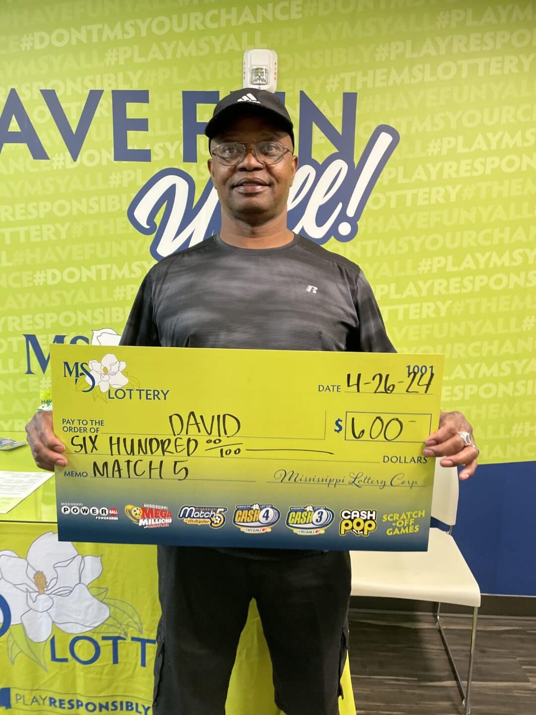Hattiesburg Man Won $600 - Mississippi Lottery