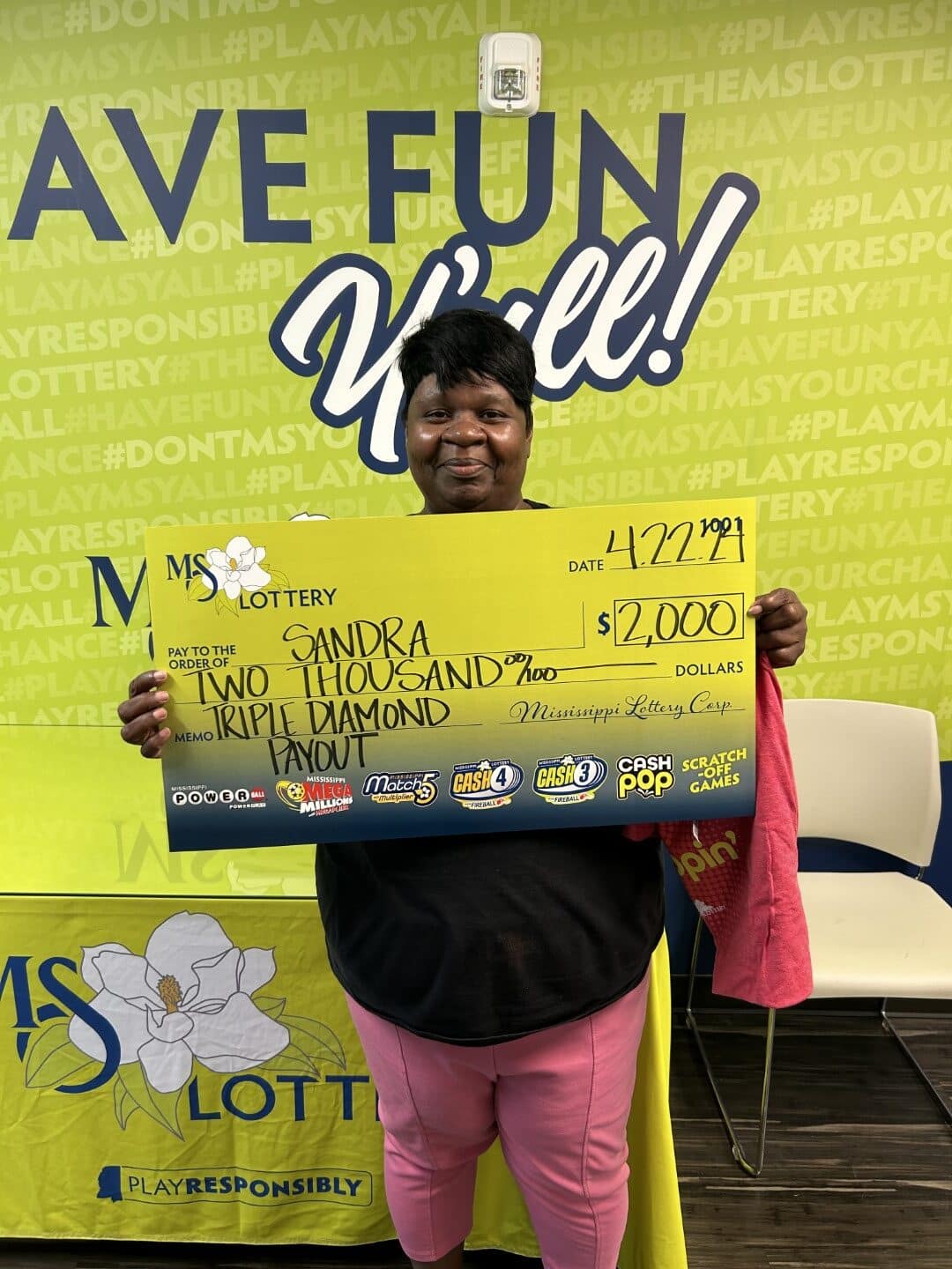 McComb Woman Won $2,000 - Mississippi Lottery