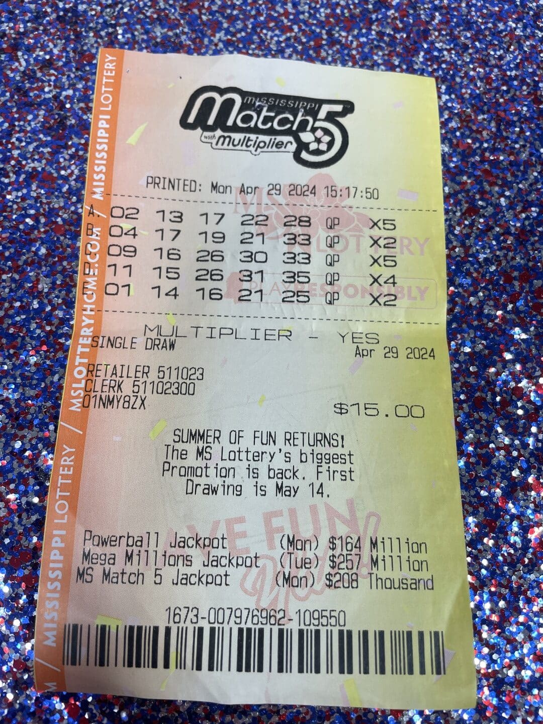 Collins Woman Won $800 - Mississippi Lottery