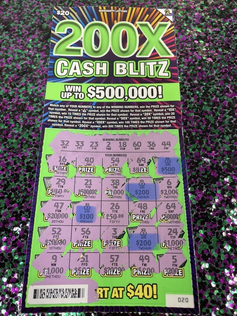 Sumrall Player Won $1,000 - Mississippi Lottery