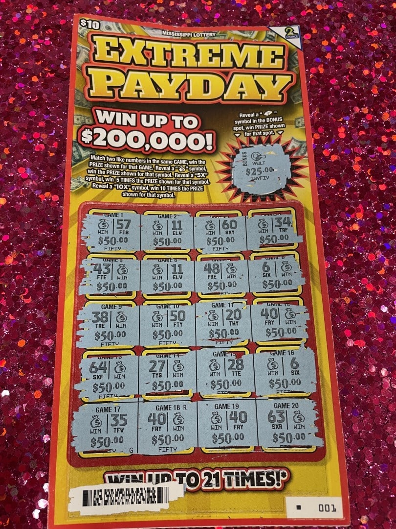 Memphis, Tn., Man Won $1,000 - Mississippi Lottery