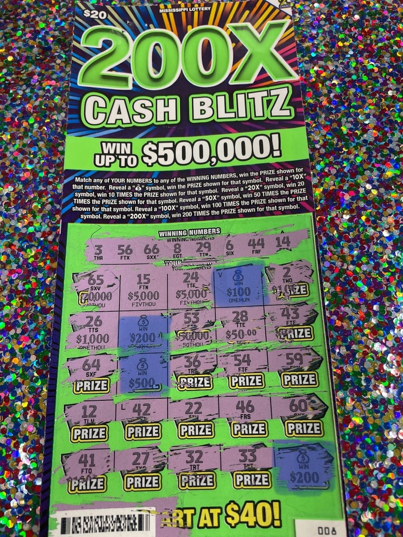 Bolton Woman Won $1,000 - Mississippi Lottery