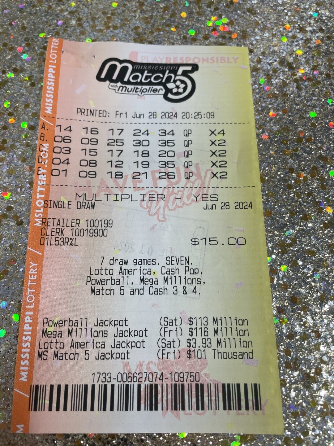 Morton Woman Won $800 - Mississippi Lottery