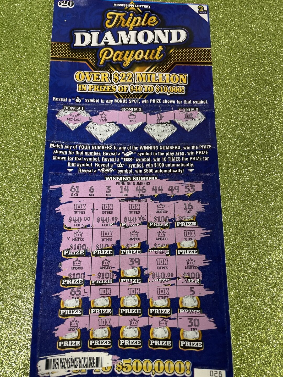 Florence Man Won $5,000 - Mississippi Lottery