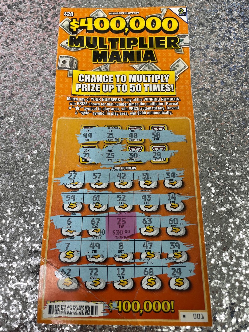 Florence Man Won $1,000 - Mississippi Lottery