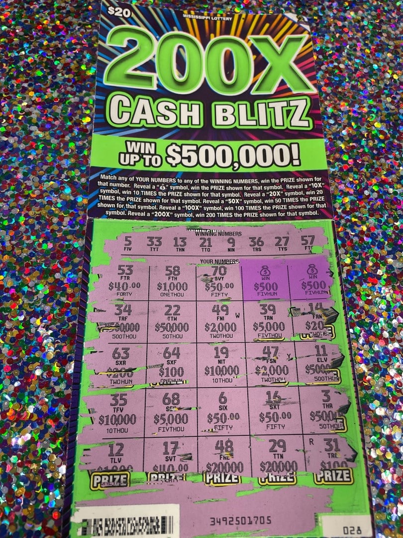 Memphis, TN Woman Won $1,000 - Mississippi Lottery