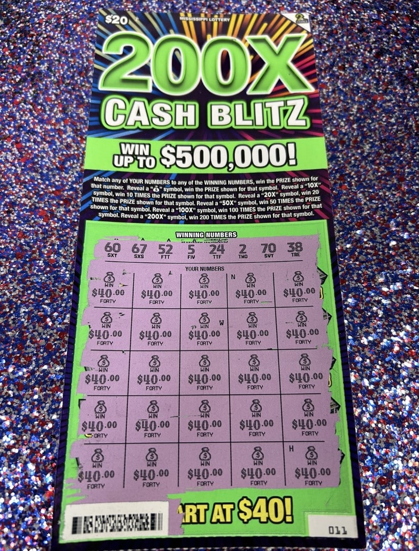 Florence Man Won $1,000 - Mississippi Lottery