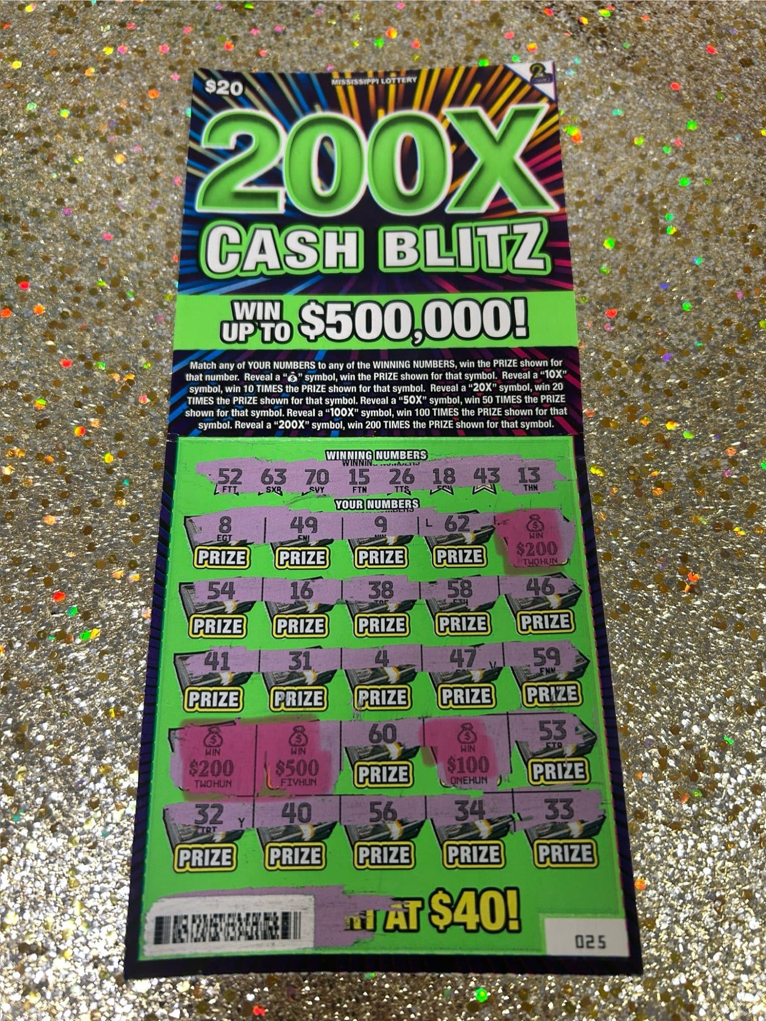 Itta Bena Man Wins $1,000 - Mississippi Lottery