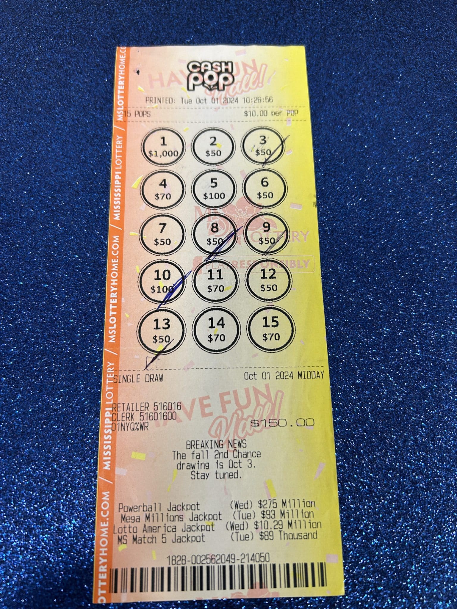 Collins Woman Wins $1,000 - Mississippi Lottery