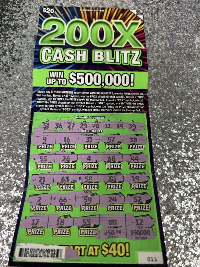 Ferriday, La., Woman Wins $1,000 - Mississippi Lottery