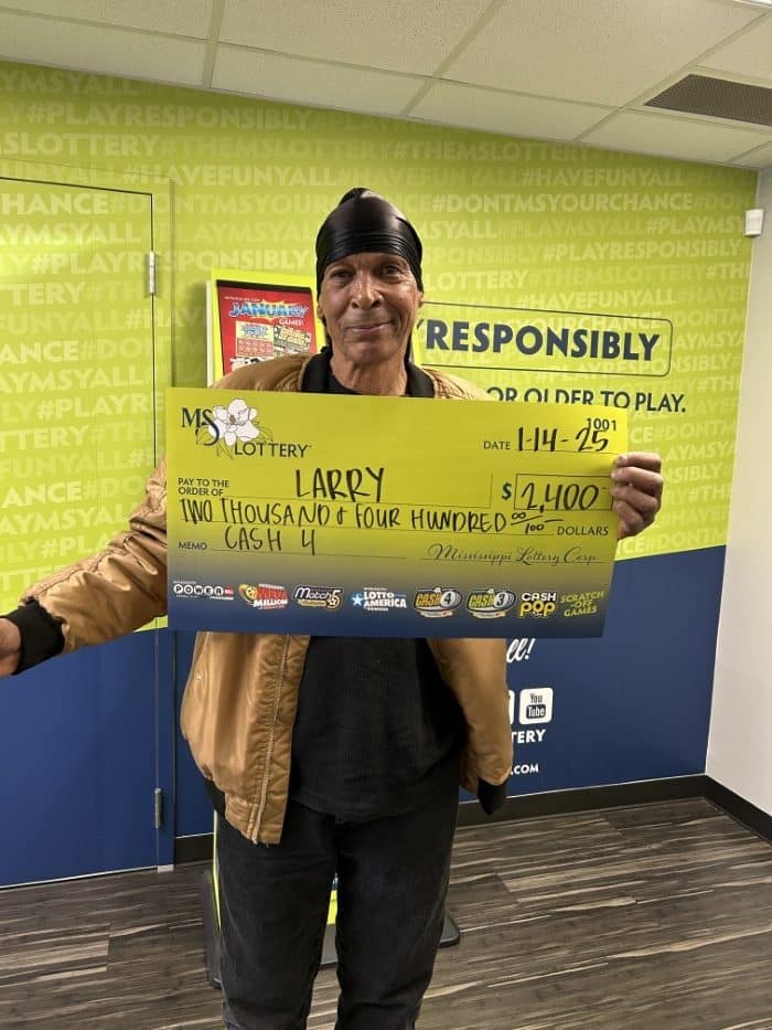 Ripley Man Wins $2,400 - Mississippi Lottery