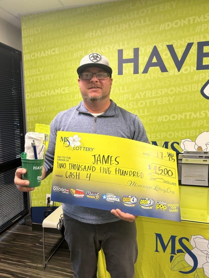 Chunchula, AL Man Wins $2,500 - Mississippi Lottery