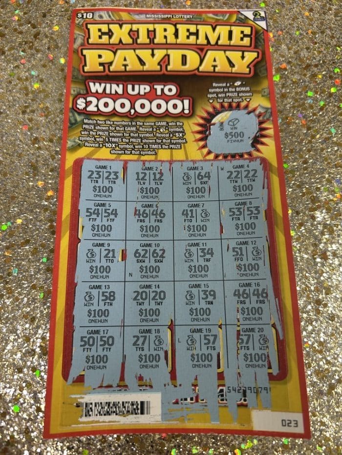 Crawford Man Wins $2,500 - Mississippi Lottery