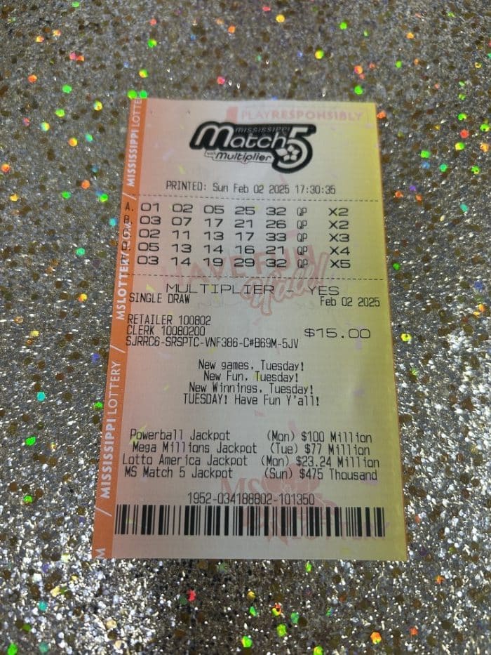 Brandon Woman Wins $800 - Mississippi Lottery