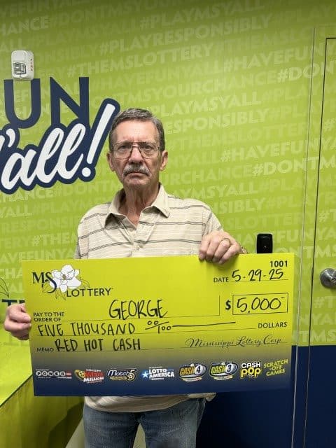 Soso Man Wins $5,000 - Mississippi Lottery