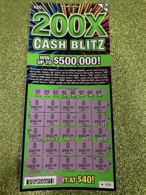 Winner Filter - Mississippi Lottery